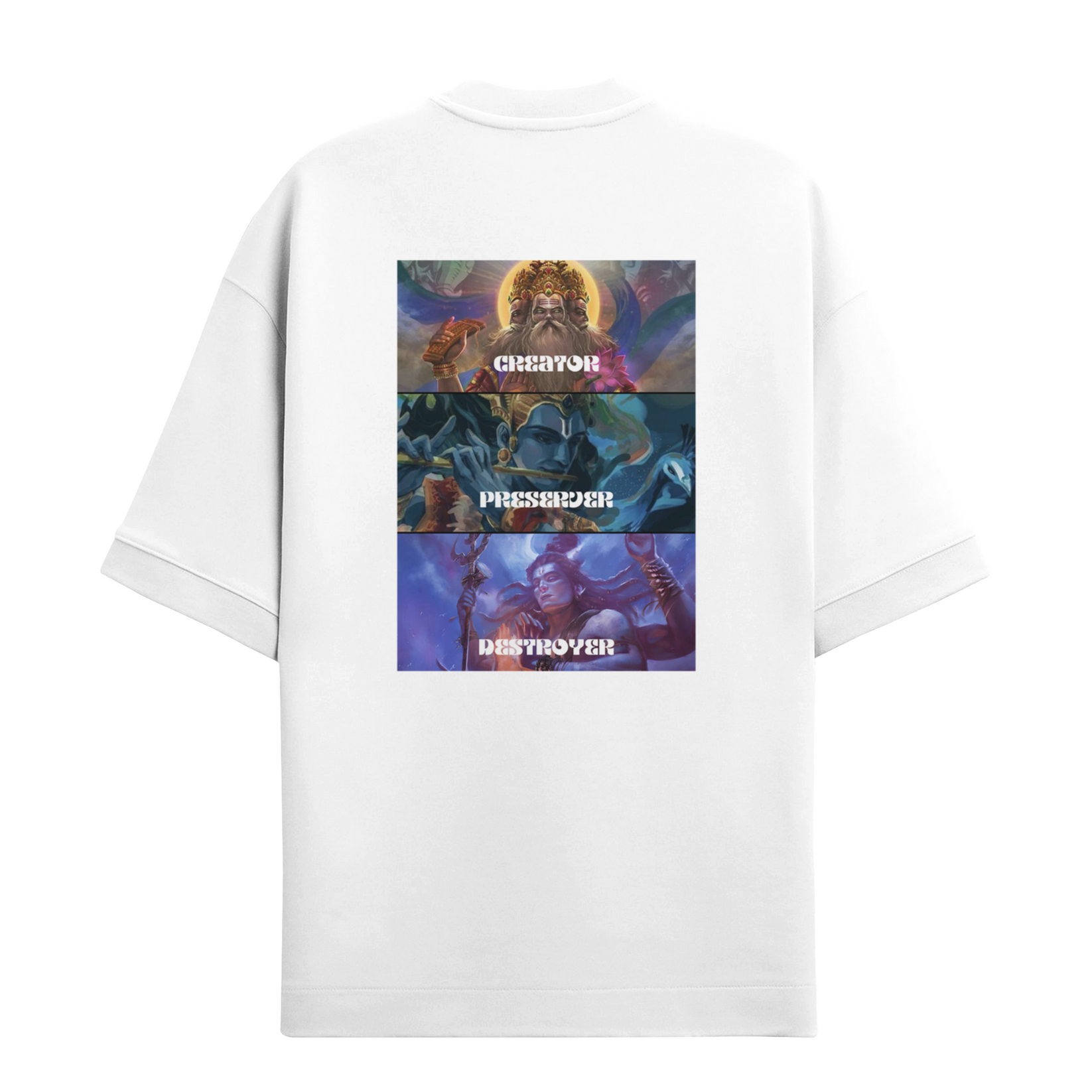 Divine Trinity Oversized Tee – Original Divine